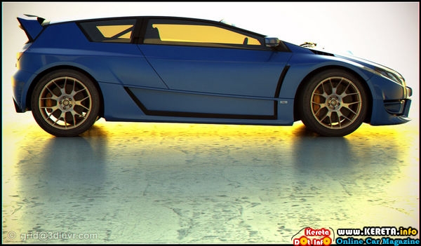 SUBARU IMPREZA CONCEPT ARTIST RENDERING WITH VIDEO