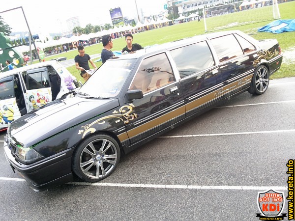 CLASSIC VIP RIDE – PROTON SAGA LIMOUSINE LONG WHEELBASE NICELY MODIFIED
